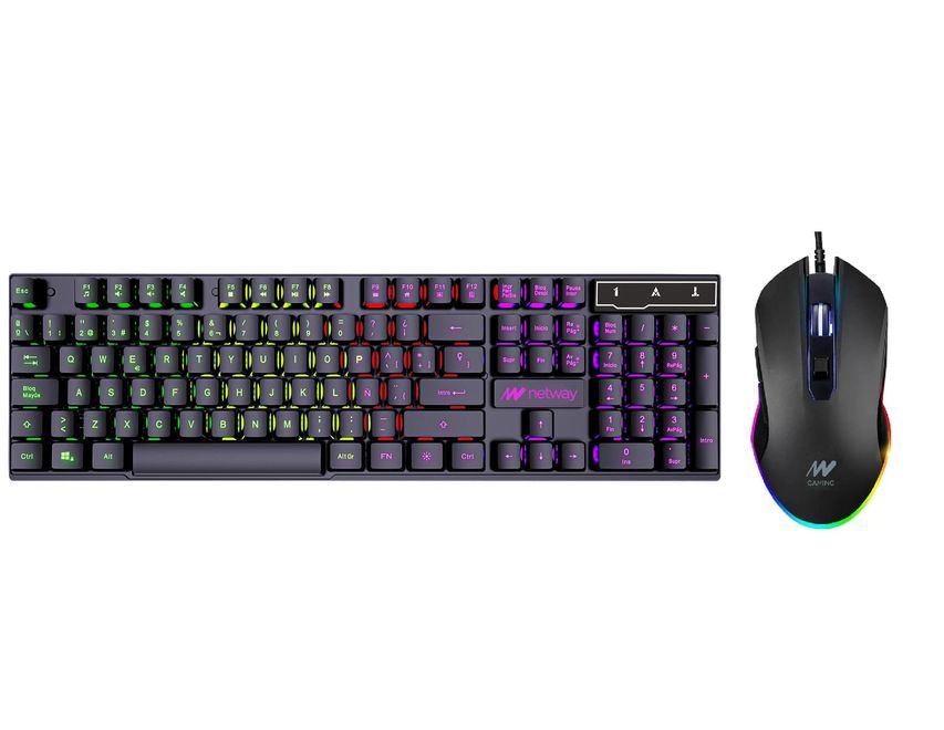 TECLADO + RATON NETWAY GAMING RGB XKS330 - PCBox
