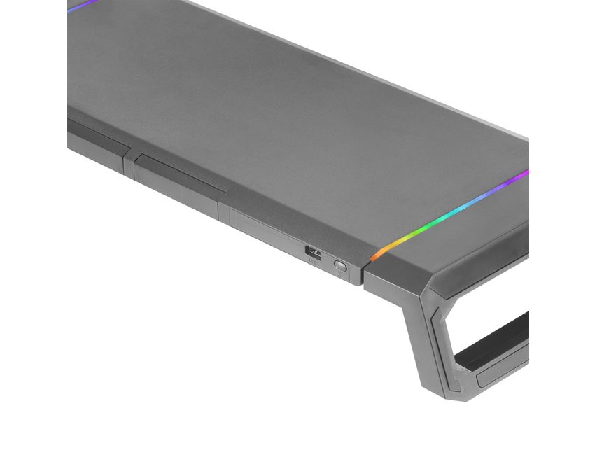 STAND DE SOBREMESA PARA MONITORES MAS GAMING MGS-ONE WIHTE AJUSTABLE A ...