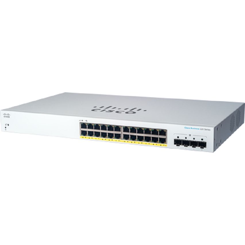 CBS220 SMART 24-PORT GE POE 4X1G S FP - PCBox