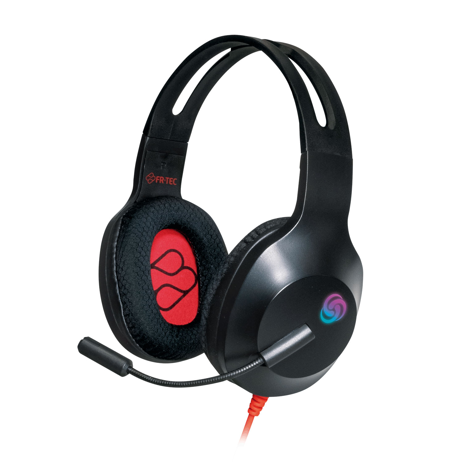 GAMING HEADSET TYPHOON FR-TEC LED RGB CONTROL VOLUMEN/MU TE - PCBox