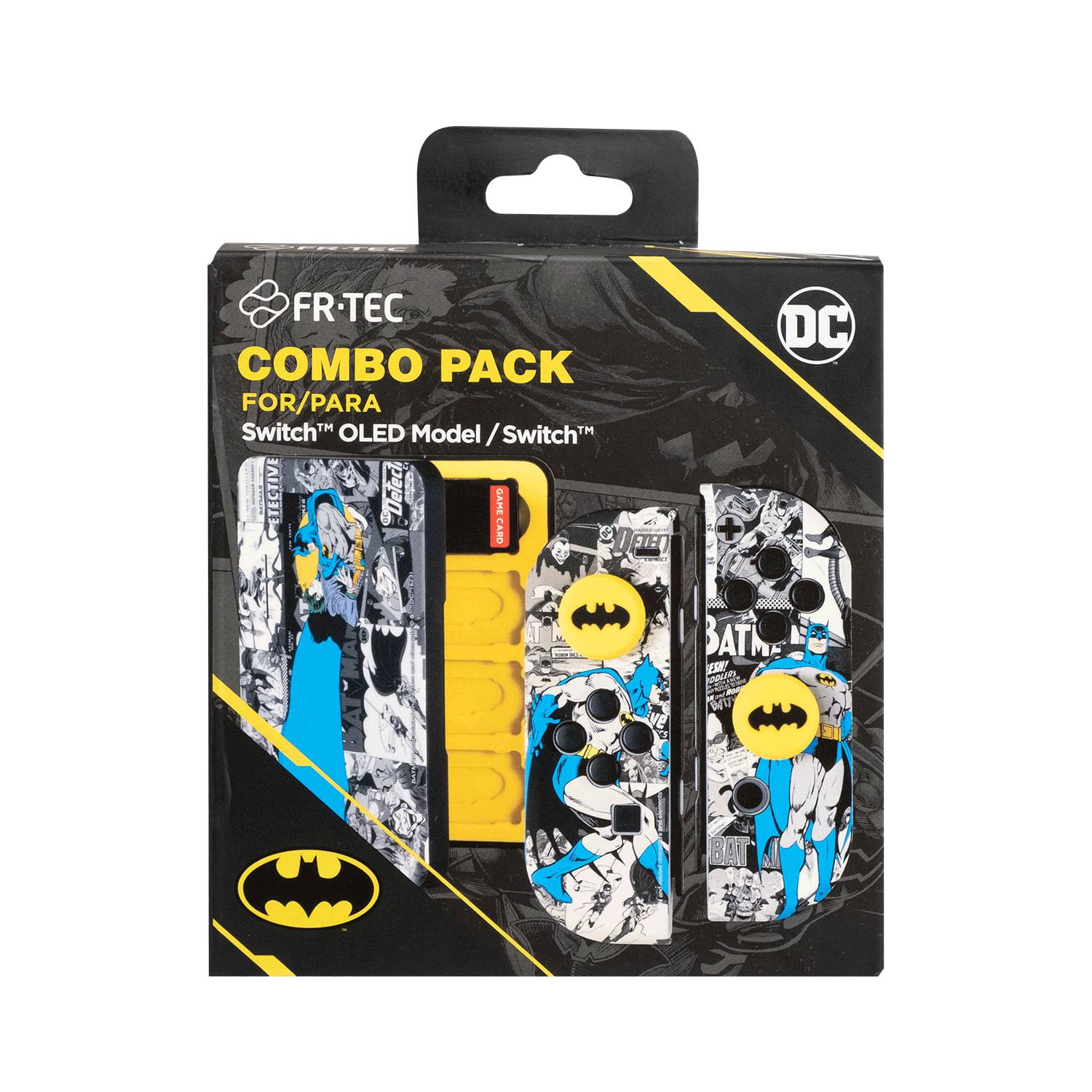 SWITCH DC COMBO BATMAN FR-TEC PACK/BOX/GRIPS/BOX 16 JOGOS - PCBox
